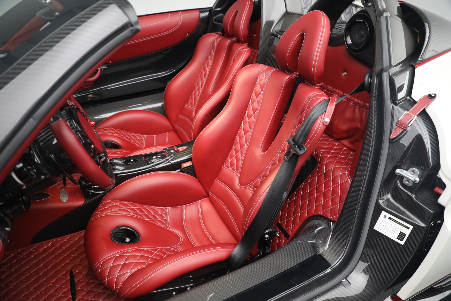 Pagani Huayra Red Interior