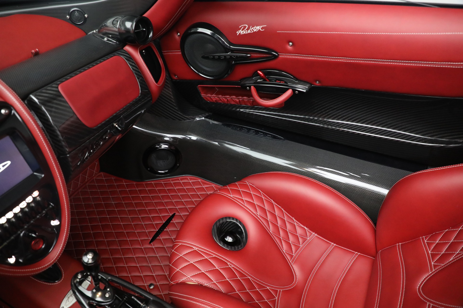 Pagani Huayra Red Interior